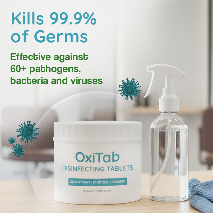OxiTab Hospital-Grade HOCl Disinfectant Tablets | EPA Registered